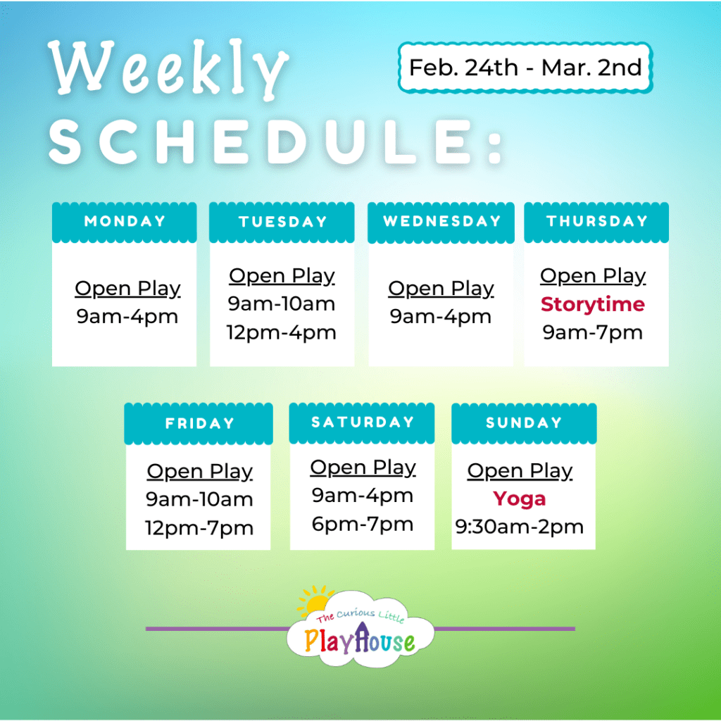 The Curious Little Playhouse – Hanover's Favorite Kid's Indoor ...
