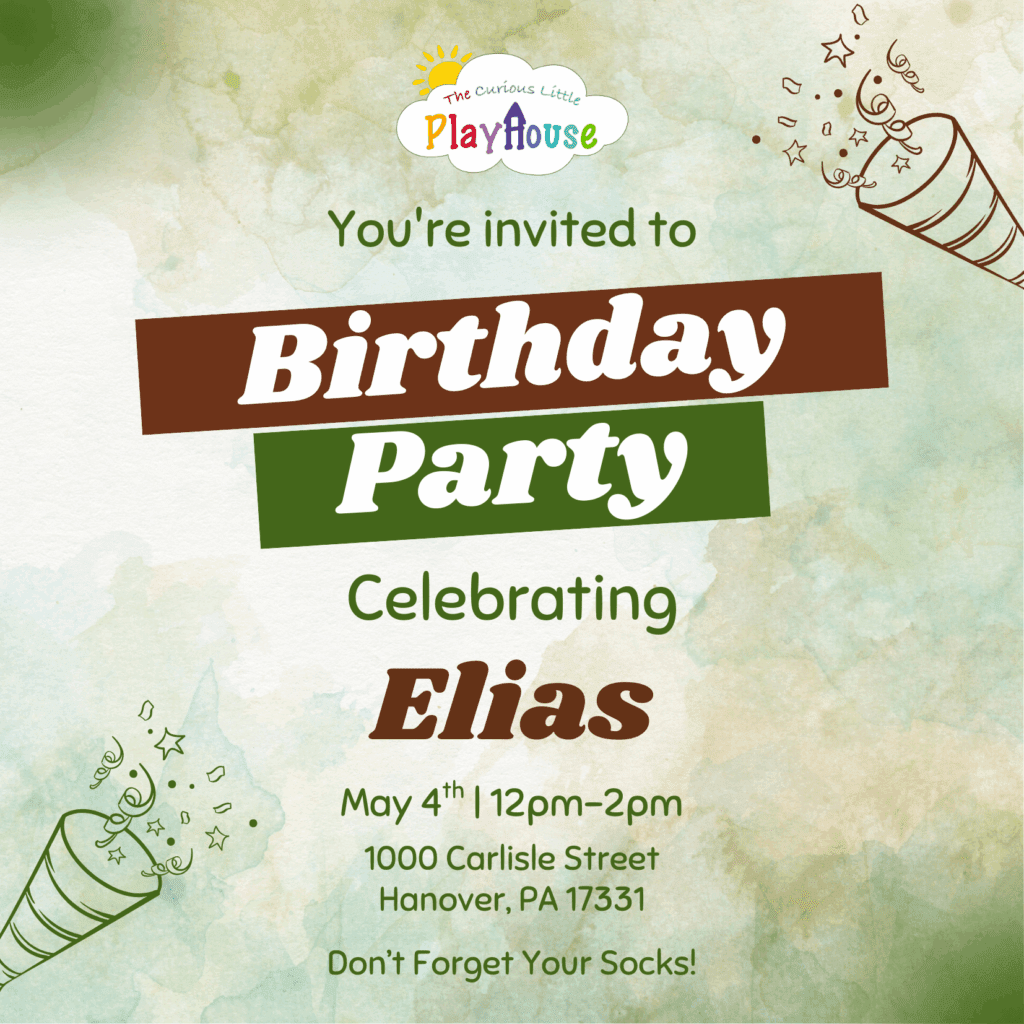Birthday Party for Elias – The Curious Little Playhouse